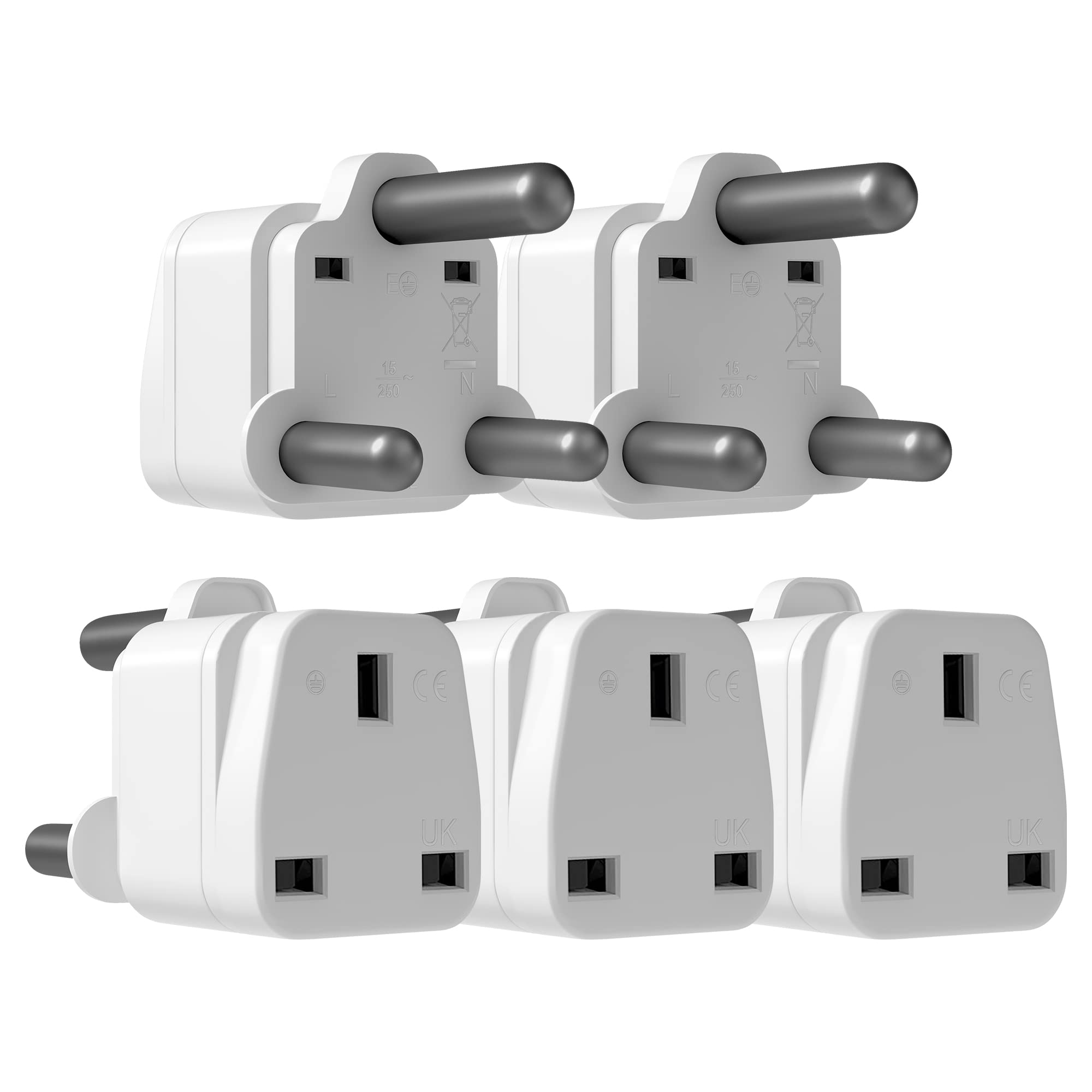 Buy NEWZEROL 5 Pieces Type G To Type M Greater South African Socket Buy NEWZEROL 5 Pieces Type G To Type M Greater South African Socket