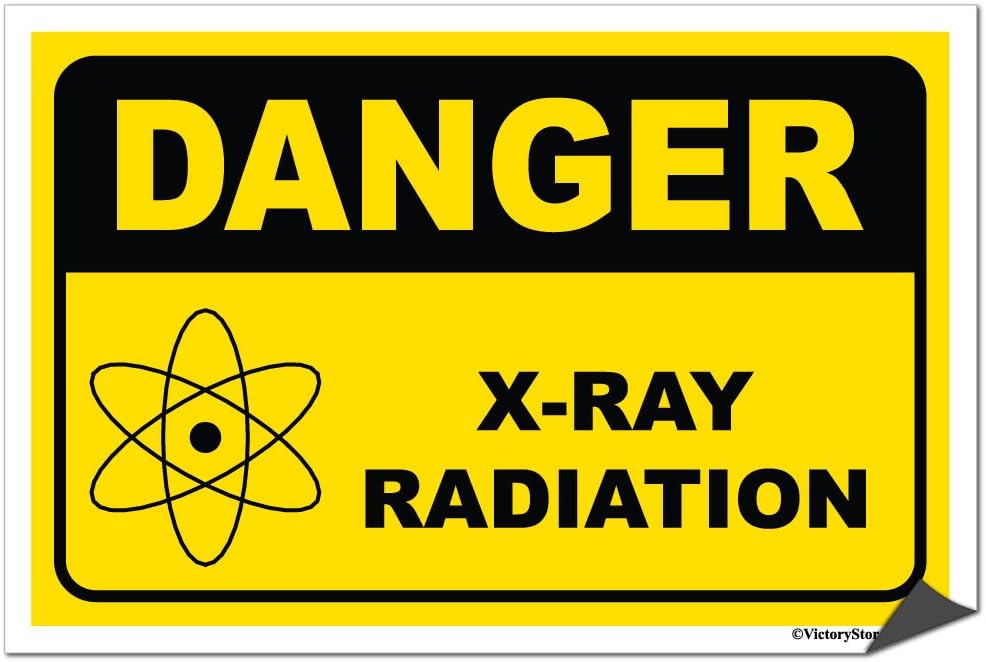 Amazon.com: VictoryStore Stickers - Danger X-Ray Radiation Vinyl ...