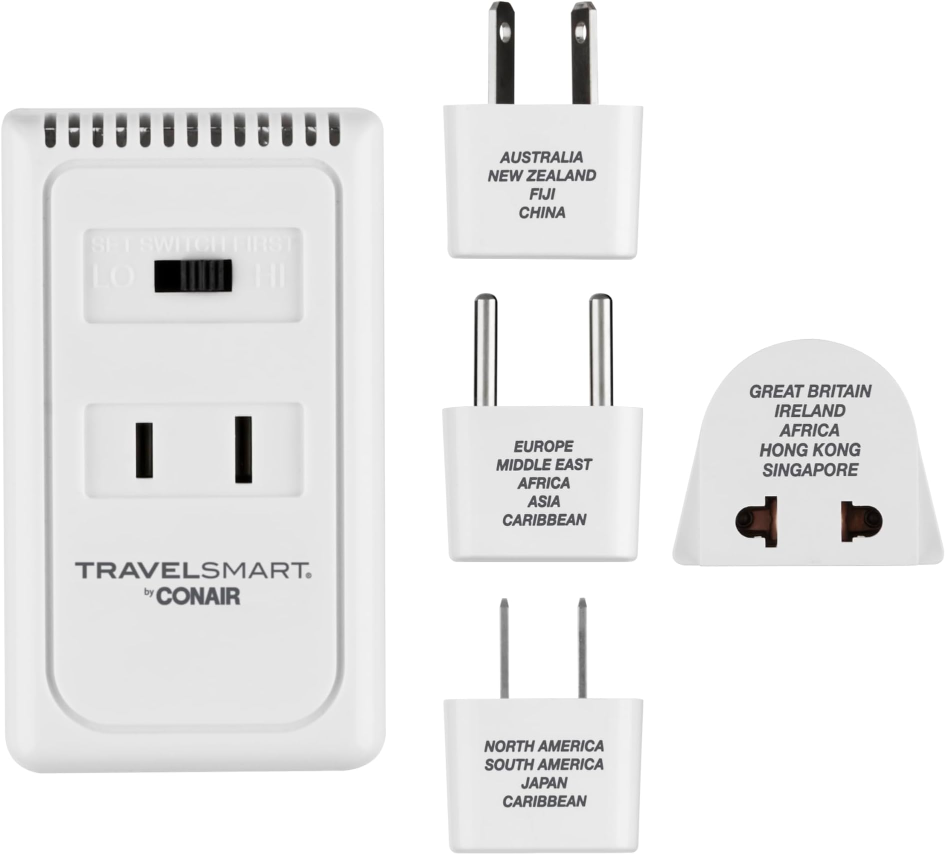 Amazon.com: Conair Voltage Converter and Universal Travel Adapter ...