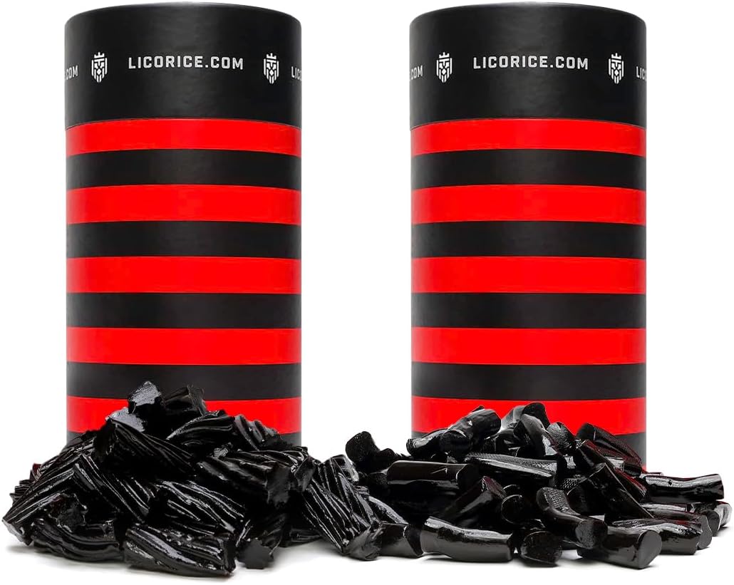 Amazon.com : Licorice.com Gourmet Candy | Black Licorice Duo | Soft ...