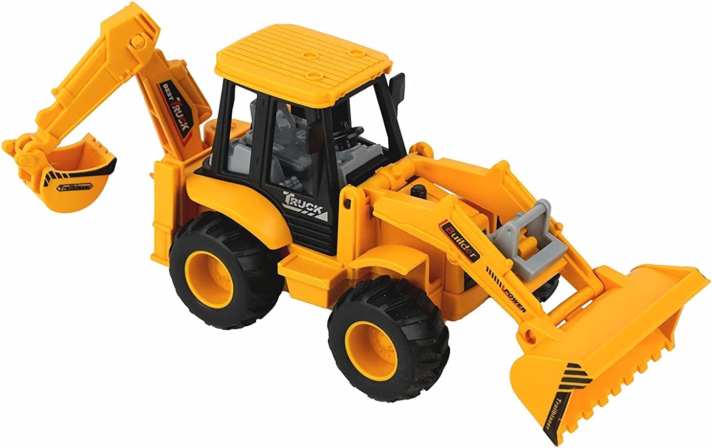 bruder Plastic JCB 5Cx Eco Backhoe Loader, Pack of 1, Yellow/Black, Kid ...