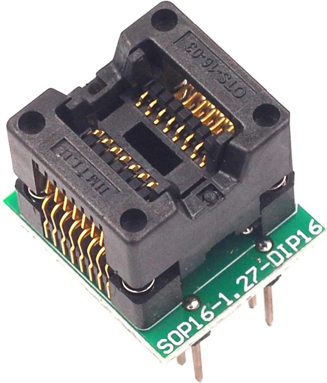 GKYQVE Durability SOP16 To DIP16 Ic Programmer Adapter With Socket For Versatility Chip ...