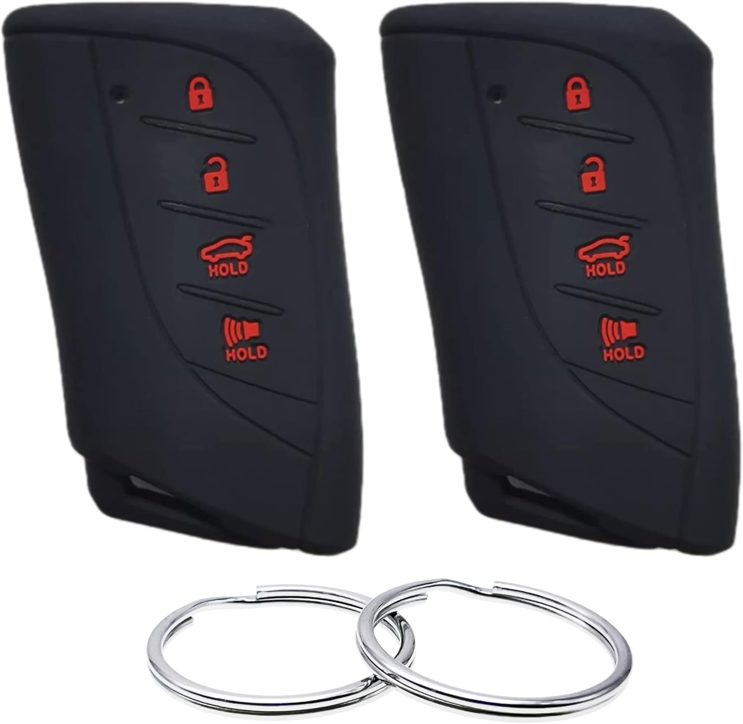 Amazon.com: REPROTECTING Silicone Rubber Key Fob Cover Compatible with ...