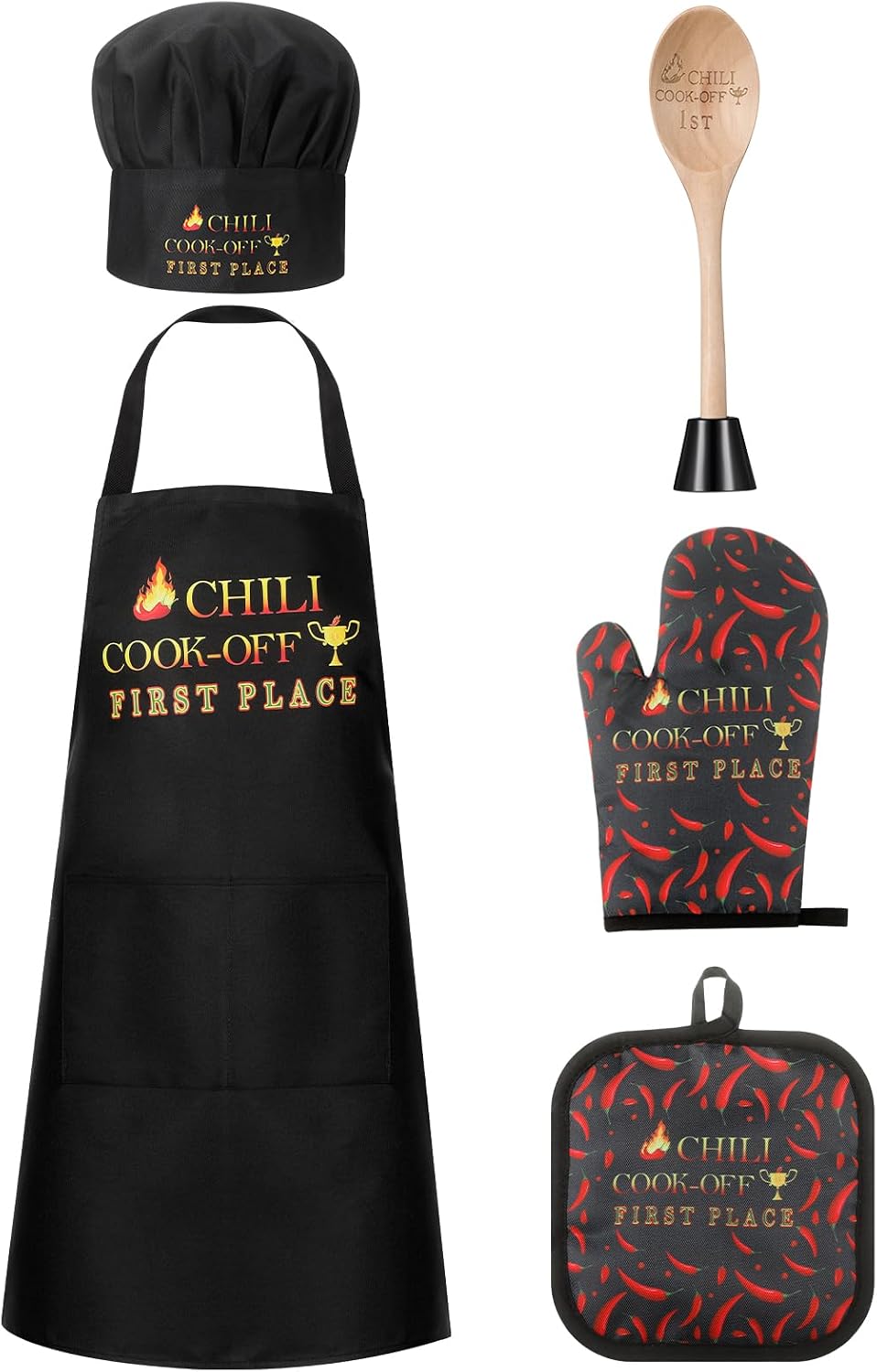 Amazon.com: Maiteenly 5 Pcs Chili Cook off Prizes Set Chili Cook off ...