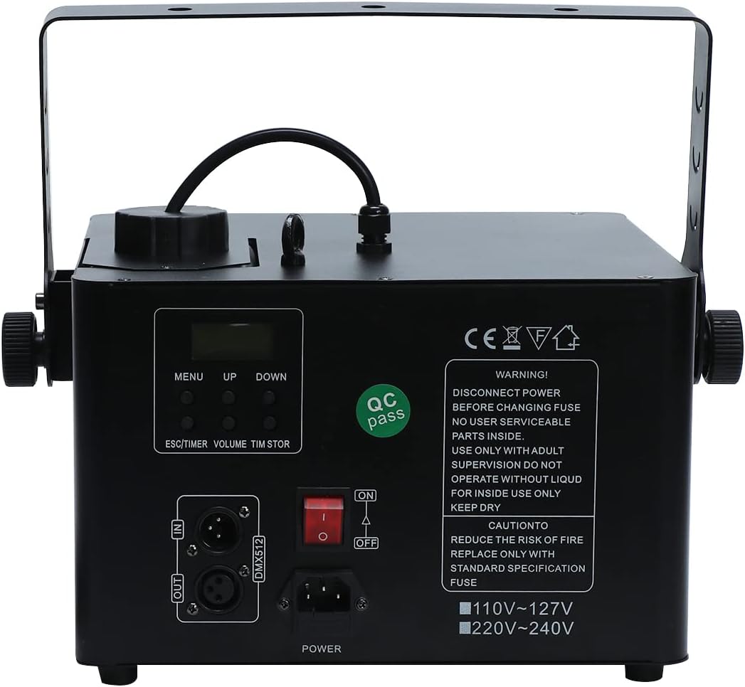 Amazon.com - Wireless Fog Machine Haze Machine 1500W Low Lying DMX ...