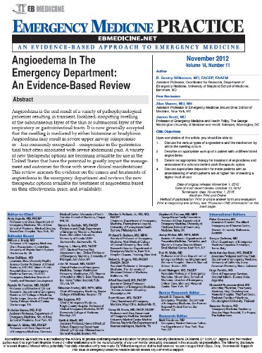 Amazon.com: Emergency Medicine Practice: Angioedema In The Emergency ...
