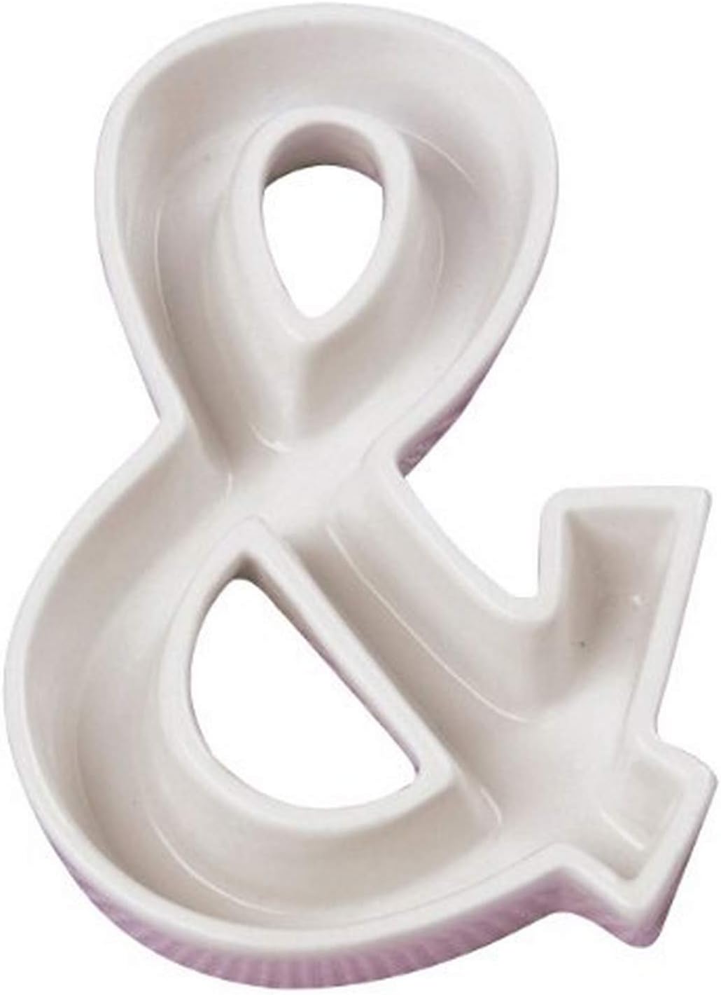Amazon.com: Ivy Lane Design Ceramic Love Letter Dish, Letter J, White ...