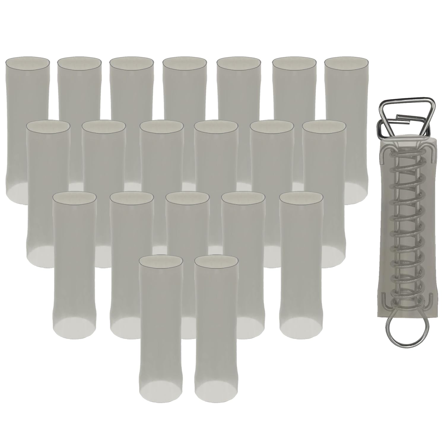 Amazon.com : Poolzilla 20 Pack Spring Sleeves for Pool Safety Cover ...