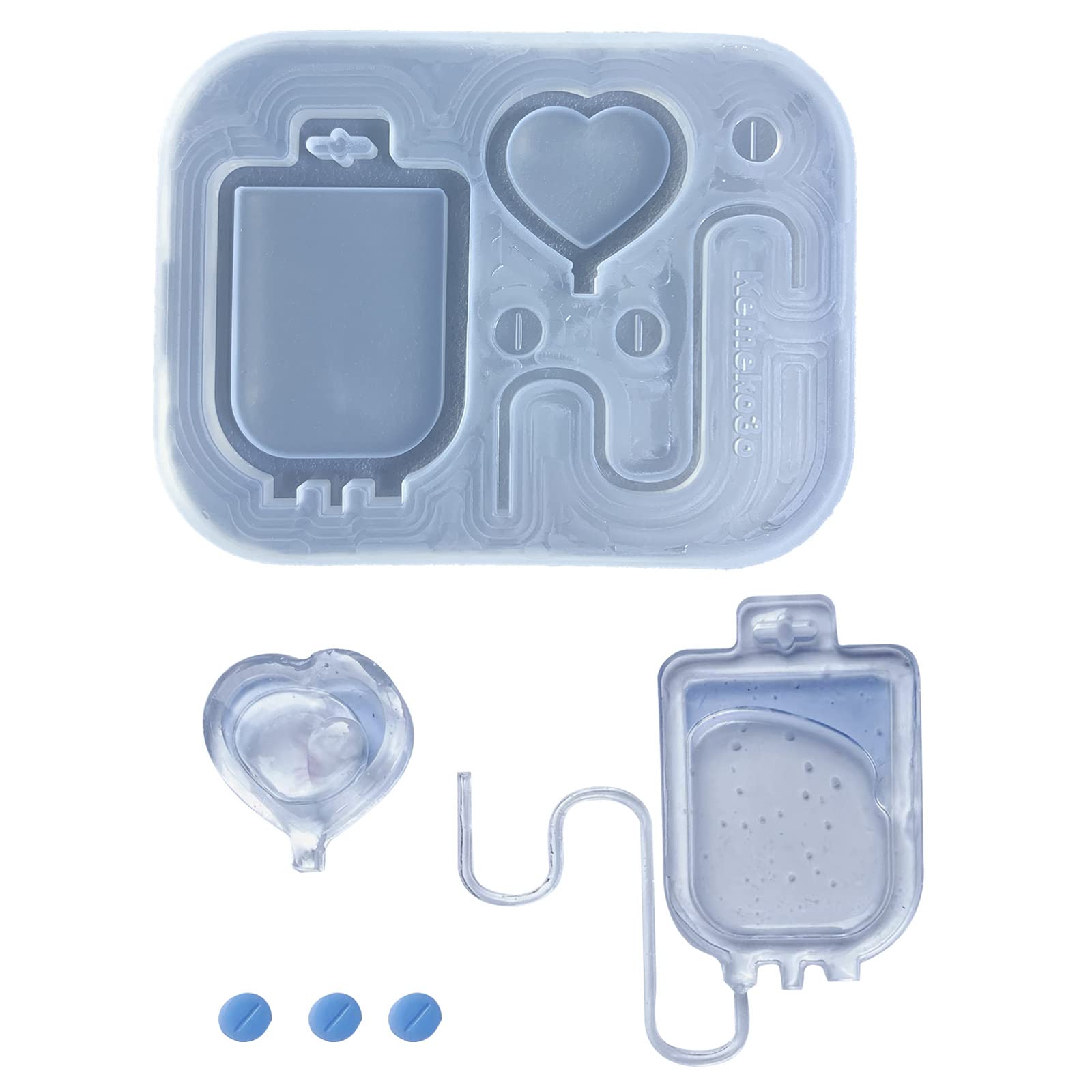 Amazon.com: LIANXUE Nurse Theme Silicone Mold Crystal Epoxy Shaker ...