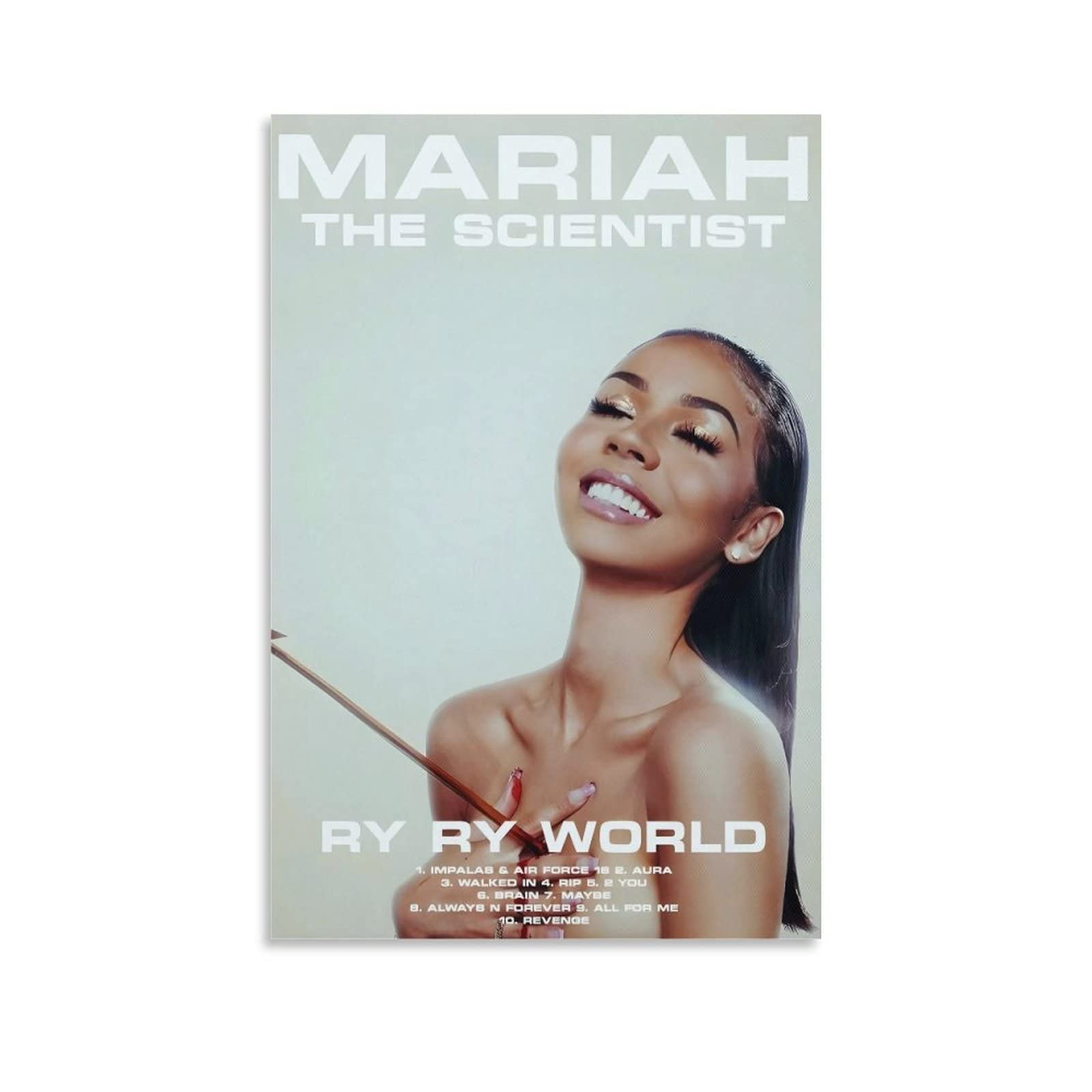 Amazon.com: Mariah The Scientist - RY RY WORLD POSTER Canvas Poster ...