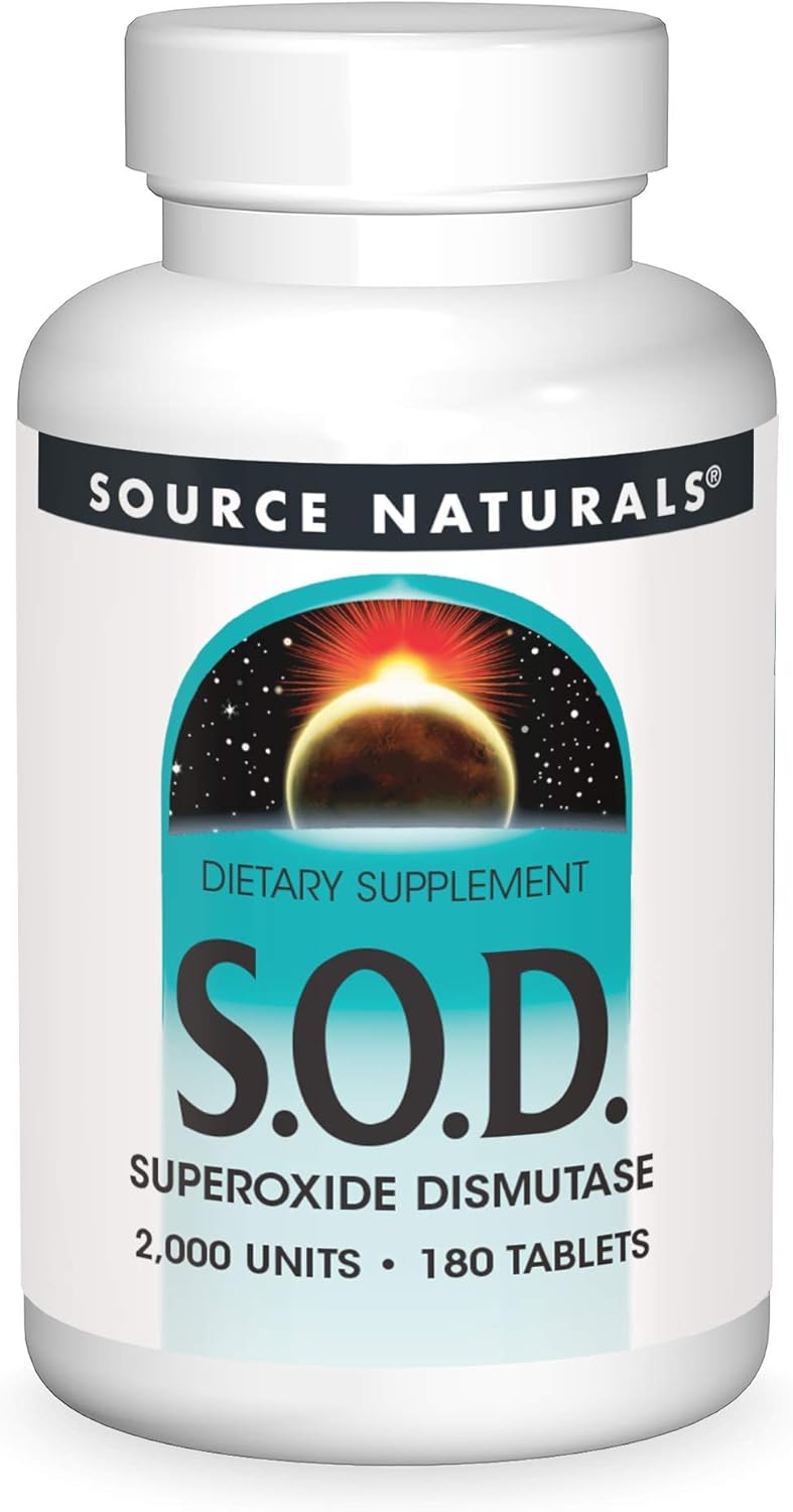 Amazon.com: Source Naturals S-O-D, superóxido dismutasa - Suplemento ...