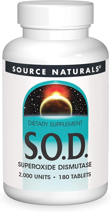Amazon.com: Source Naturals S-O-D, Superoxide Dismutase - Dietary ...