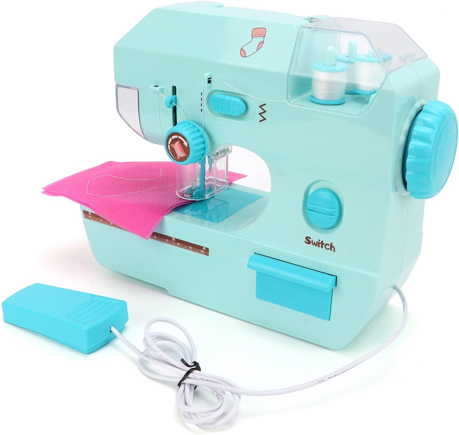 Mini Sewing Machine, Educational Electric Kids Sewing Kit, DIY ...