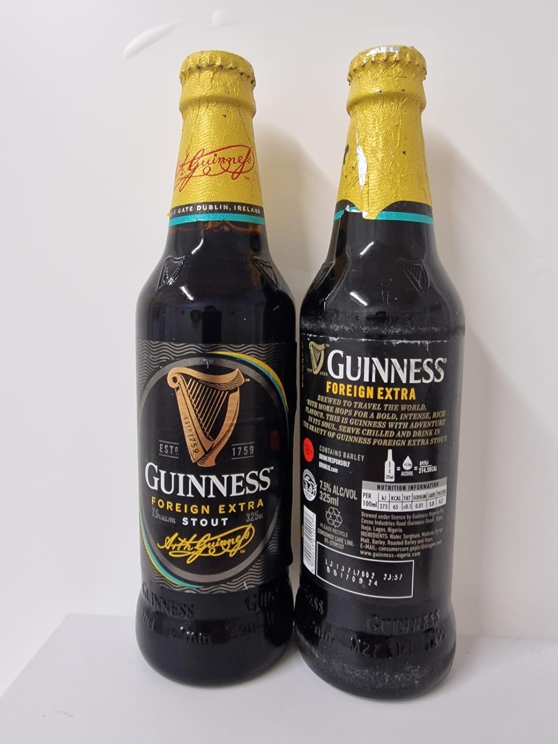 Guinness Foreign Extra Stout 325ml (12) : Amazon.co.uk: Grocery