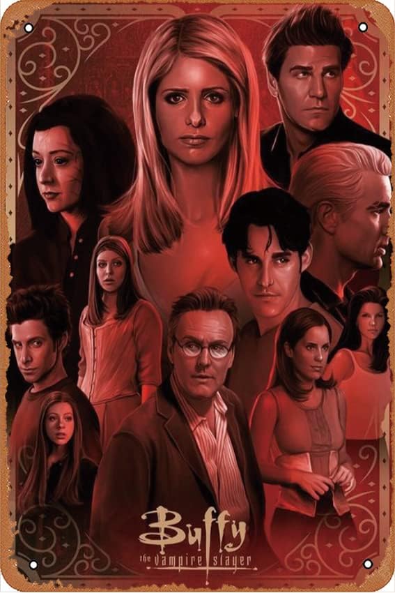 Amazon.com: Buffy The Vampire Slayer Movie Poster Retro Metal Tin Sign ...