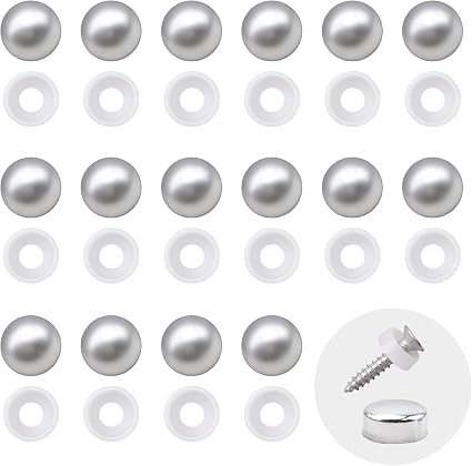 Amazon.com: INCREWAY 100pcs Screw Covers Plastic Screw Cover, Plastic ...