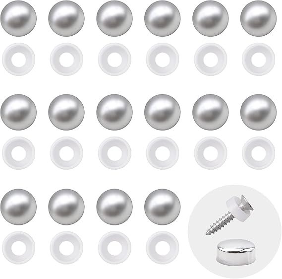 Amazon.com: INCREWAY 100pcs Screw Covers Plastic Screw Cover, Plastic ...