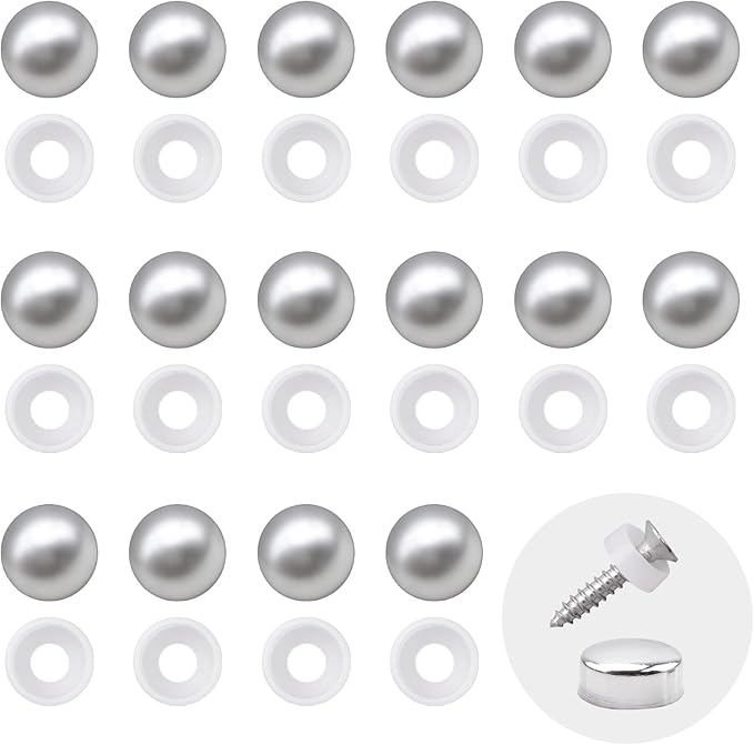 Amazon.com: INCREWAY 100pcs Screw Covers Plastic Screw Cover, Plastic ...