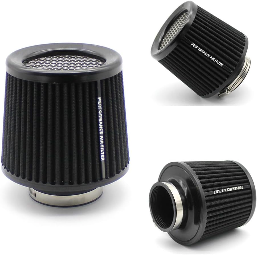 Amazon.com: AotoKoop Universal 3" Cone Air Filter, Clamp-on 76mm/3 Inch ...