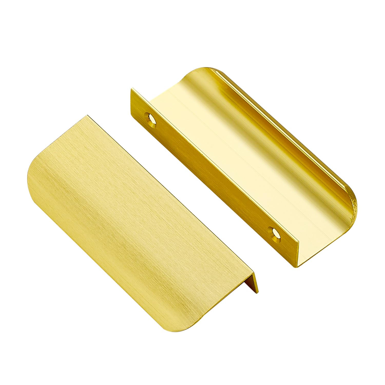 Ravinte 10 Pack Finger Pulls for Cabinets 76mm/3" Hole Center Tab ...