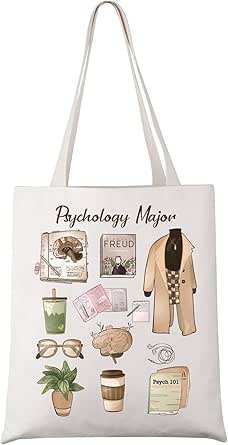 Amazon.com: UJIMS Psychotherapist Gift Psychology Major Tote Bag ...