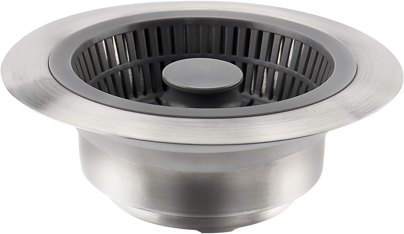 Vantency Kitchen Sink Plug,3 in 1 Kitchen Sink Strainer and Stopper ...