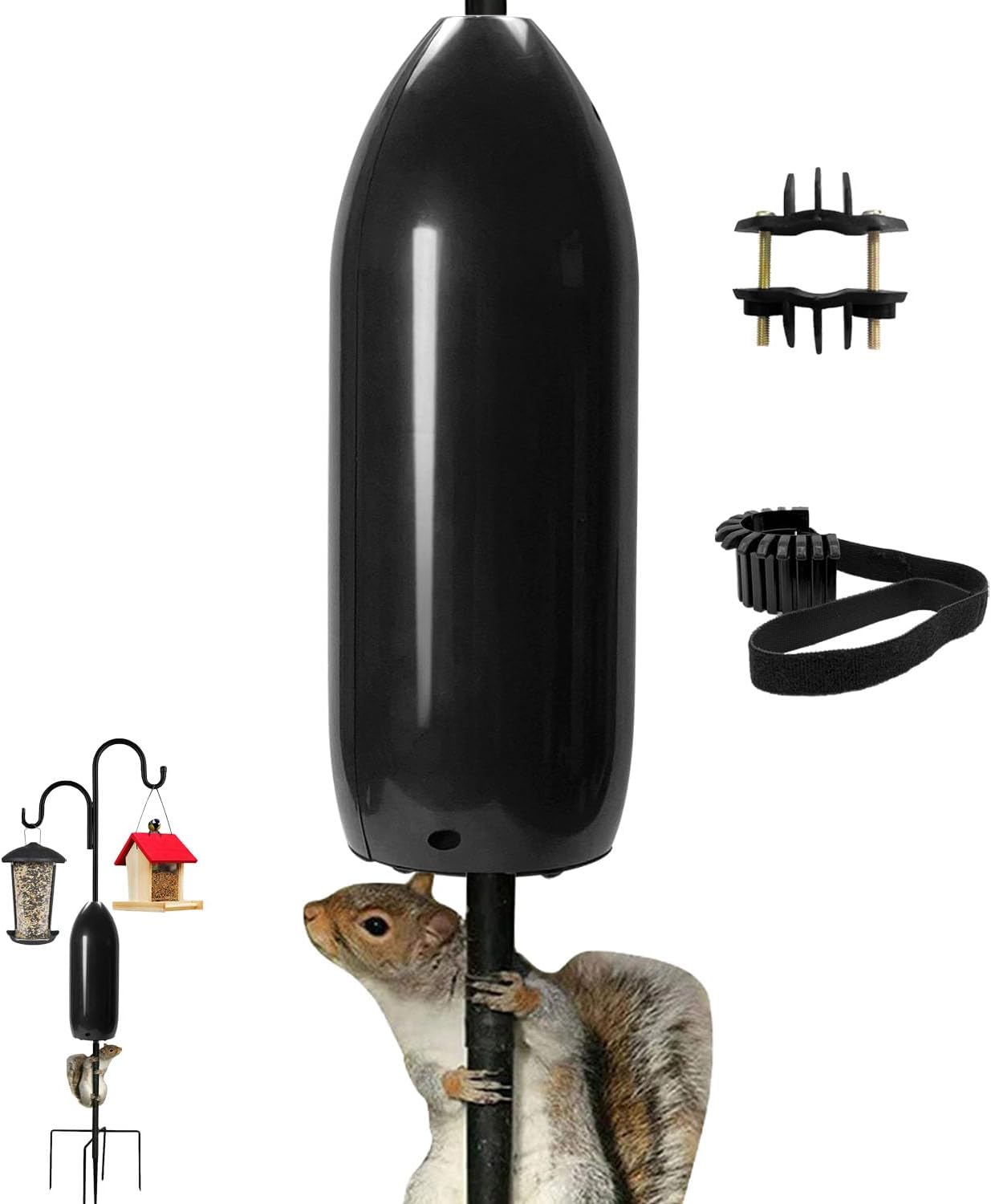 Amazon.com : Squirrel Baffle for Bird Feeders Pole,Blocks Squirrels ...