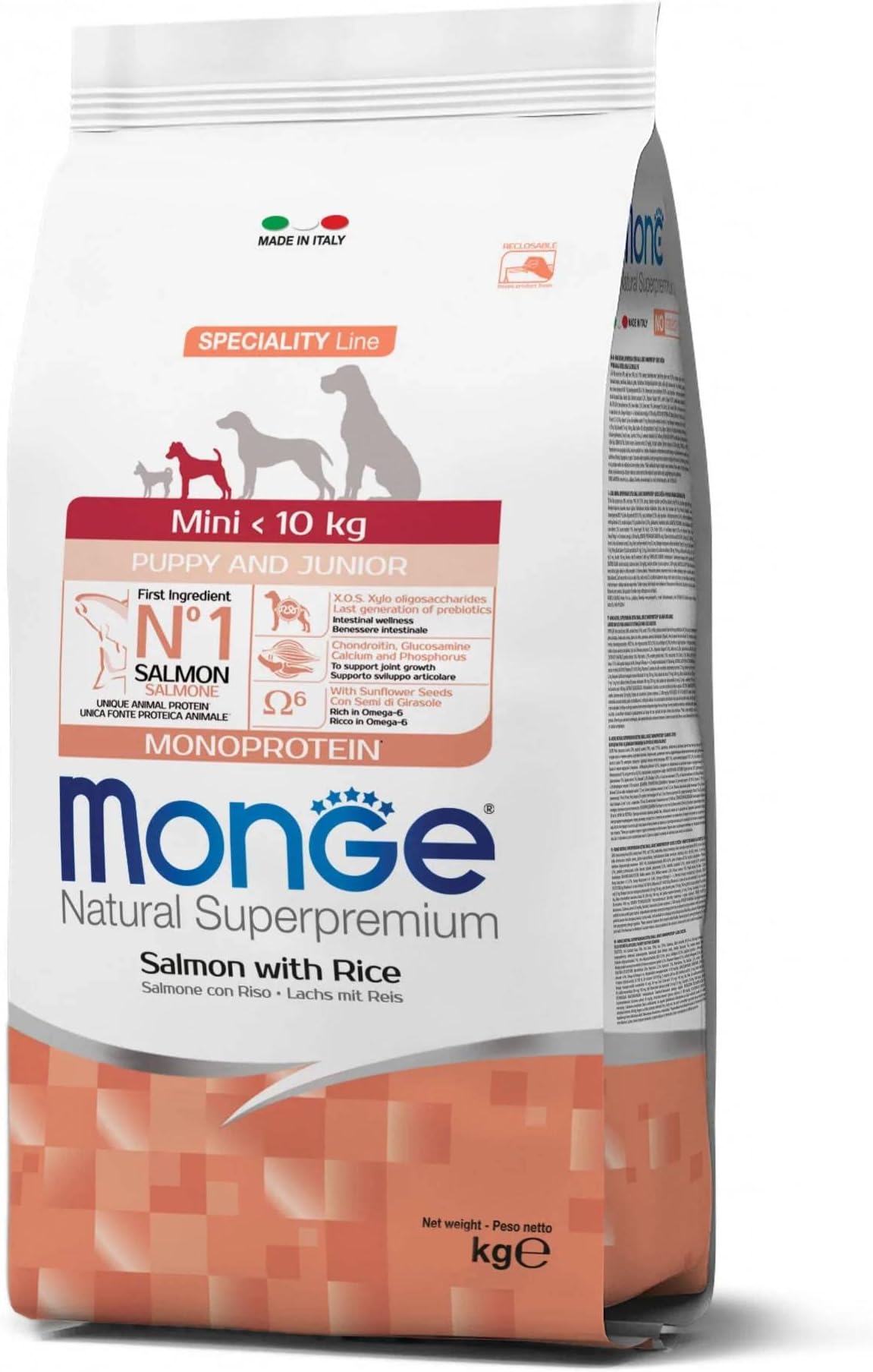 Monge Gemon Medium Puppy & Junior con Pollo e Riso 15 kg crocchette ...