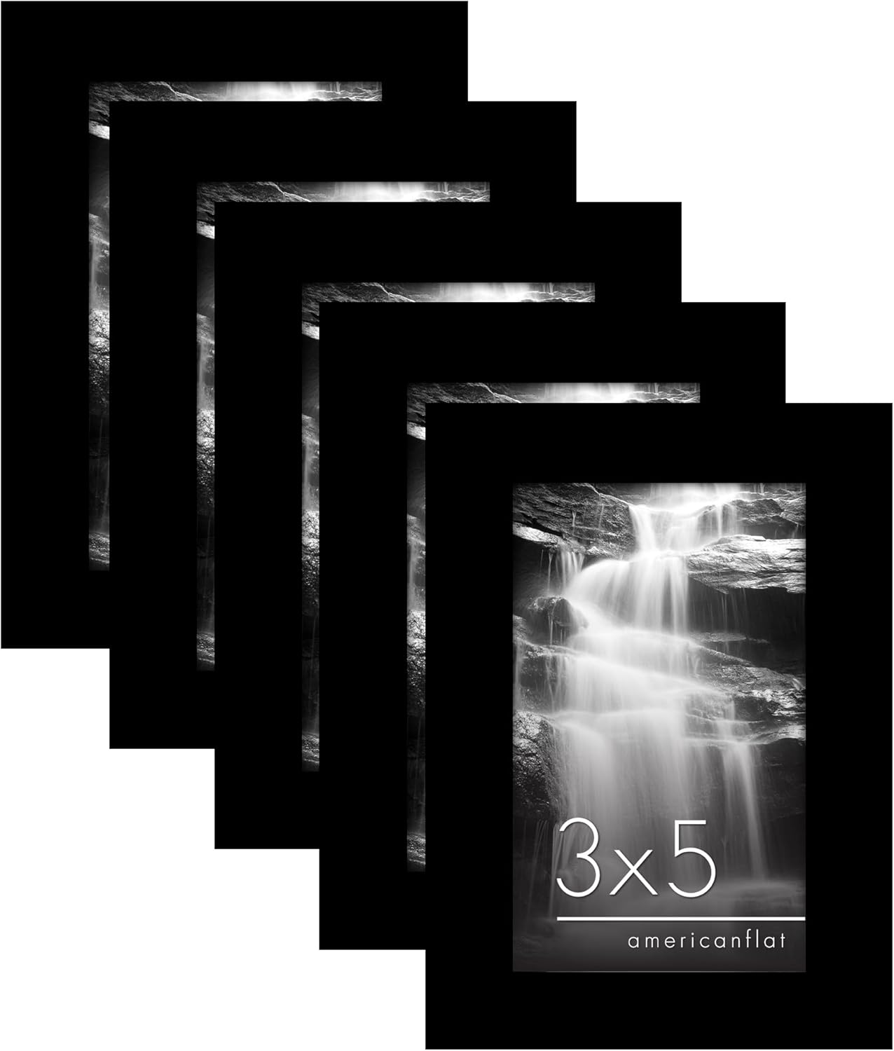 Amazon.com: Americanflat 3x5 Picture Frame with Polished Plexiglass ...