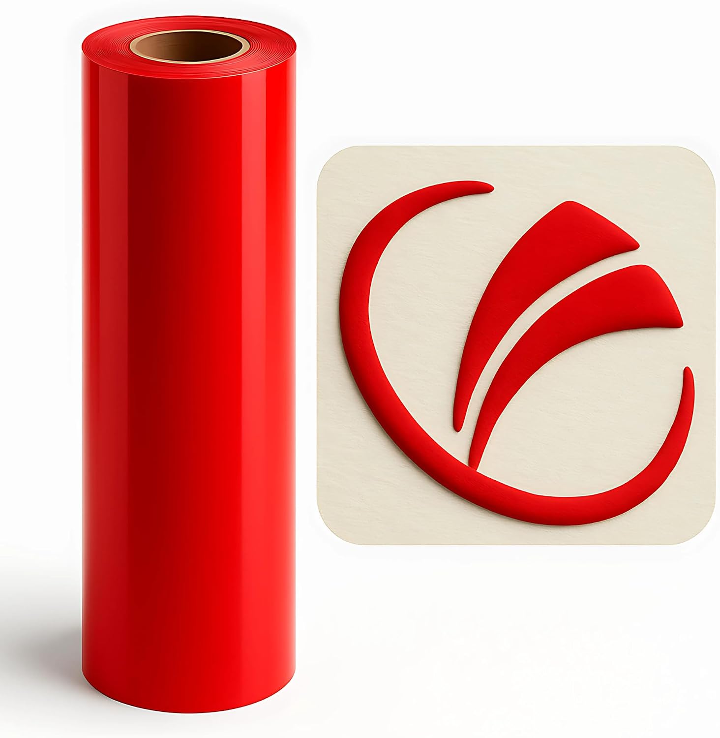 Amazon.com: echomerx Puff Vinyl Heat Transfer 12" x6' Red – Long 3D ...