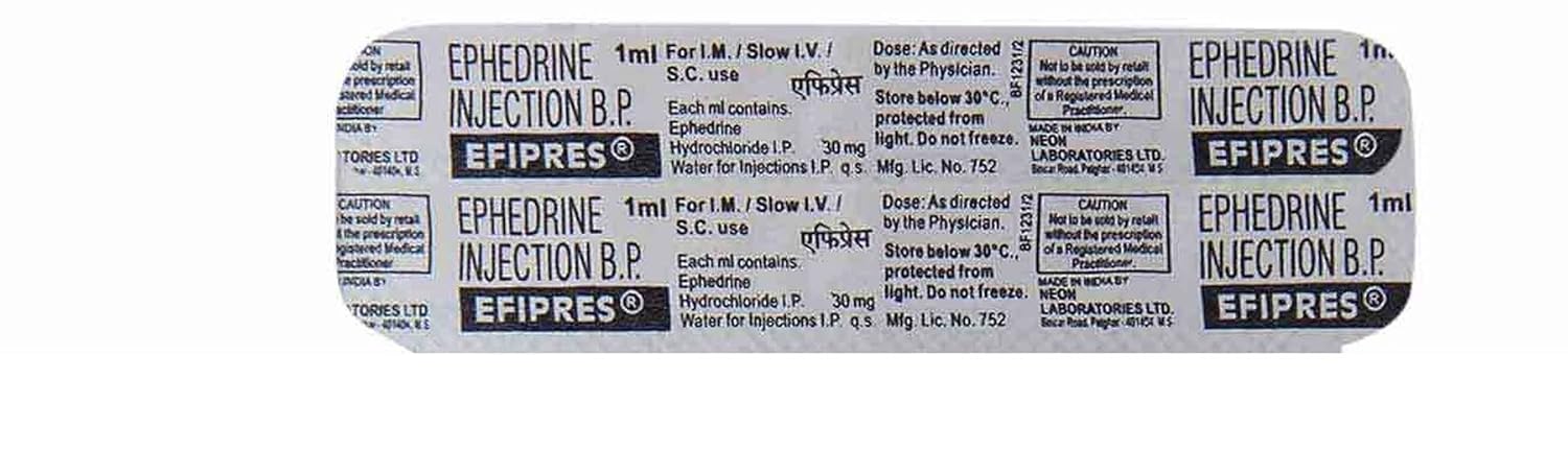 Efipres 30 - Ampoule of 1 ml Injection : Amazon.in: Health & Personal Care
