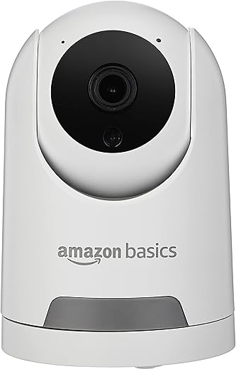 AmazonBasics 2MP Smart Security Camera with 360 Degree View | AI ...