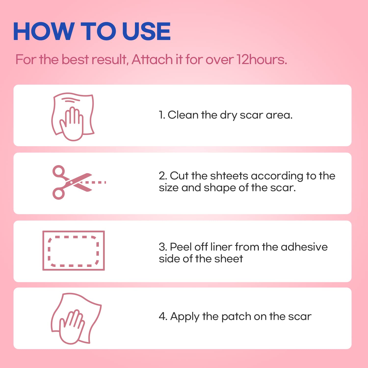 Snapklik.com : 2 Sizes Sheet Silicone Scar Removal Sheets For Diverse ...