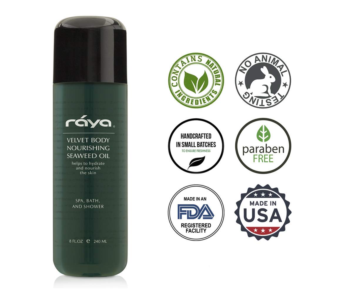 Raya Velvet Body Nourishing Seaweed Aceite de 8 onzas (S-105 ...