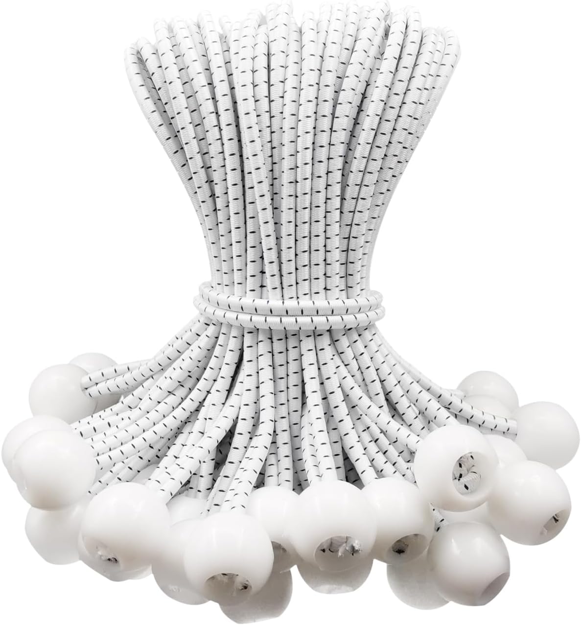 Ball Bungee Cords 6 Inch - 50 Pcs Small Bungee Cords with Balls, Mini ...