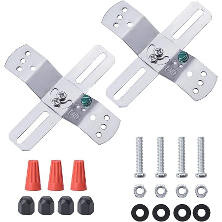 Amazon.com: uxcell Light Crossbar Kit 4 Inch Cross-Shaped Mounting ...