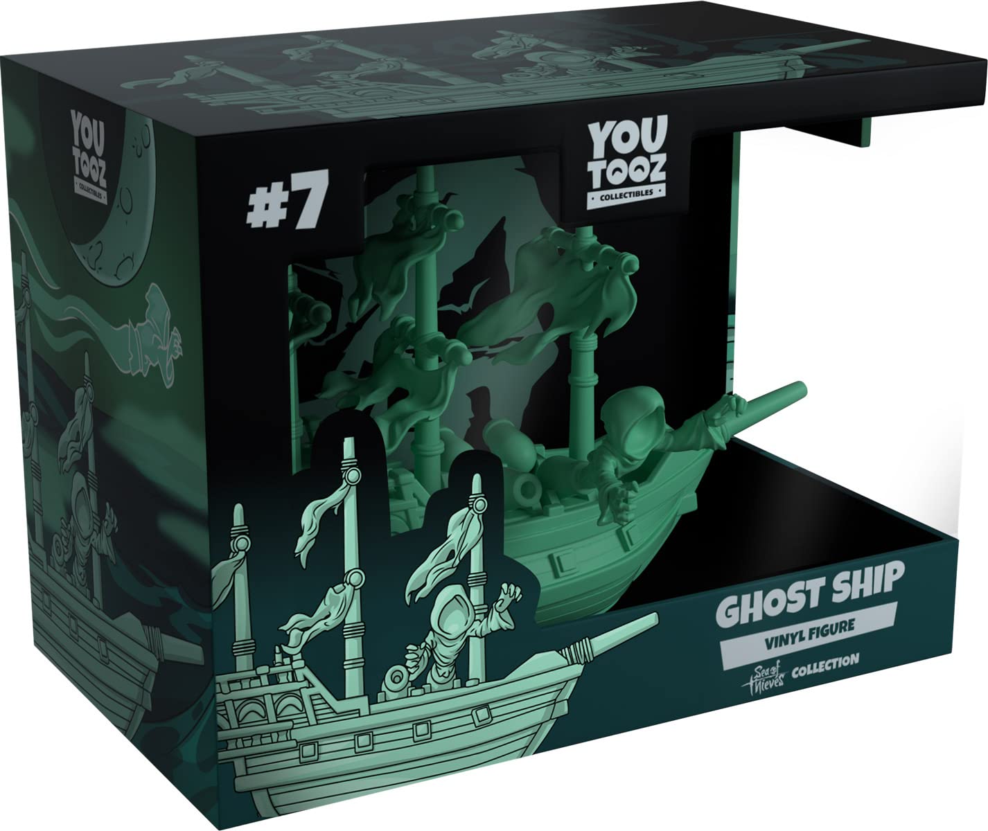 Amazon.com: Youtooz Ghost Ship Vinyl Figure, 3.6" Inch Sea of Thieves ...