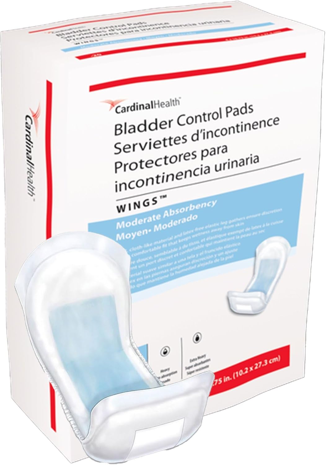 Amazon.com: SureCare Bladder Control Pads, 10.75 Inch Length - Case of ...