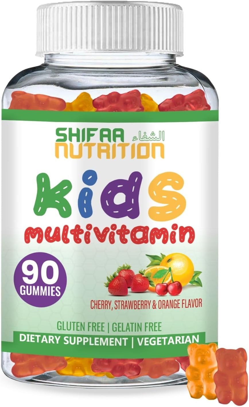 Amazon.com: SHIFAA NUTRITION Halal Gummy Vitamins for Kids | 45-90 Days ...