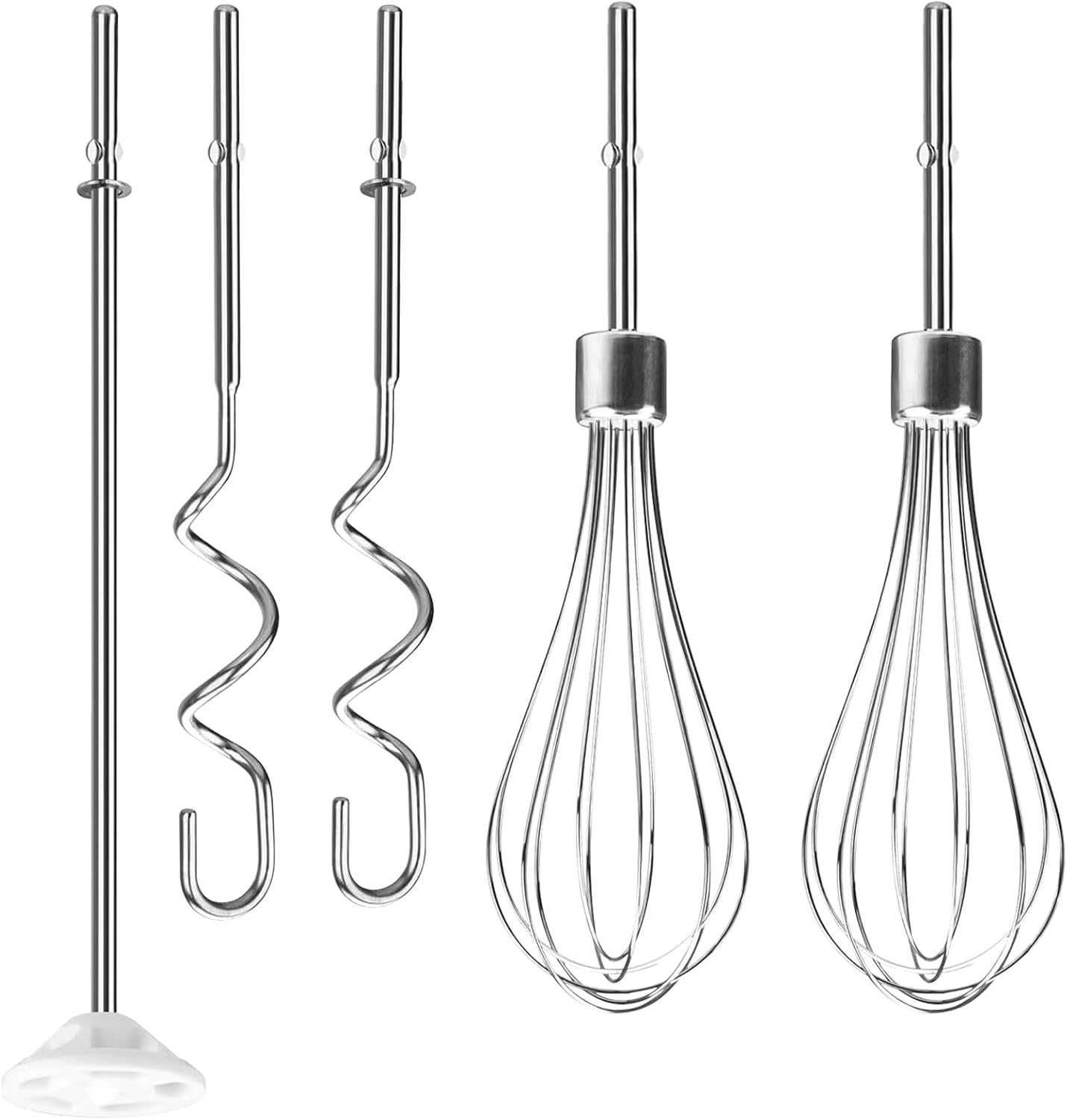 Linkidea Hand Mixer Attachments Beaters, Blending Rod, Dough Hooks ...
