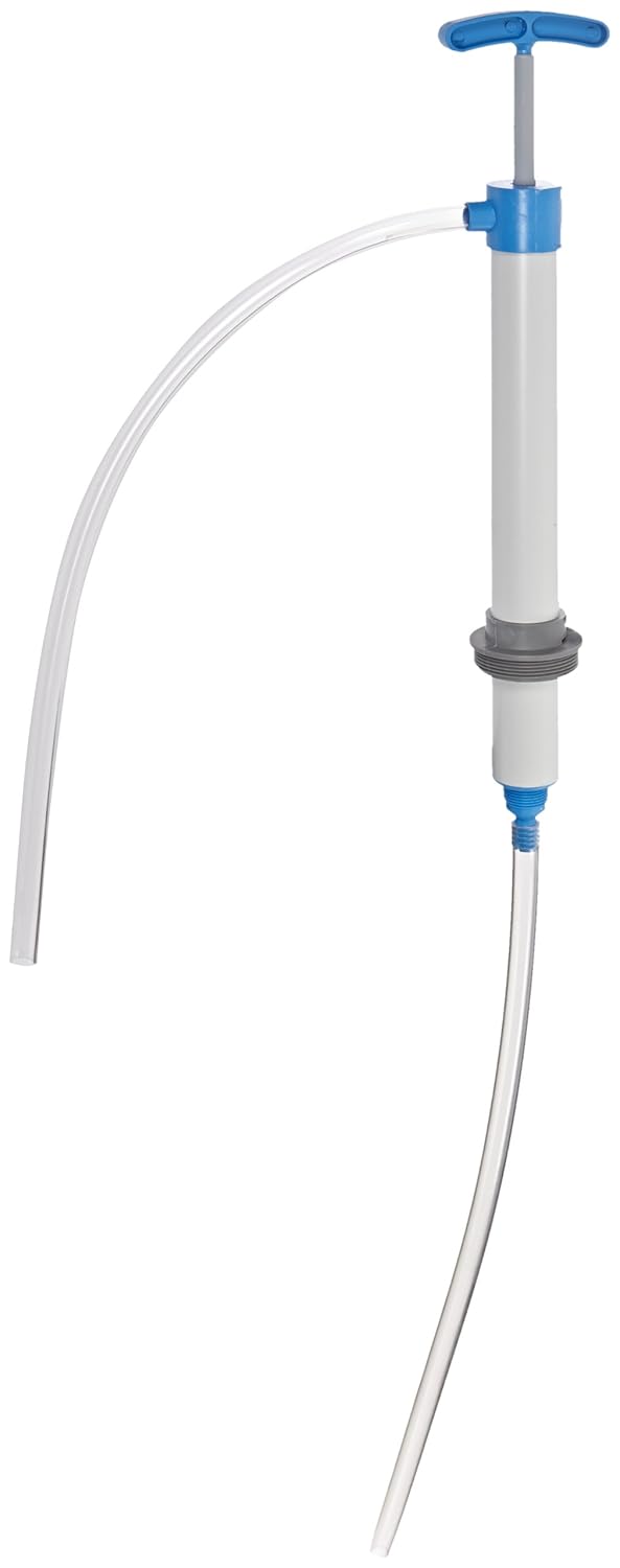 Action Pump 506 8 oz. PVC Piston Drum Pump with 22" Discharge Hose ...