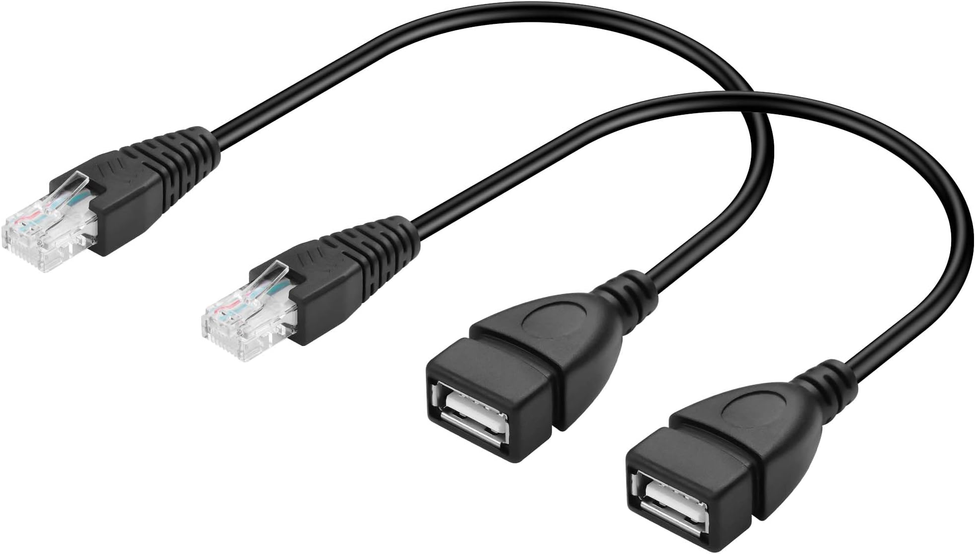 USB Female to Male Ethernet RJ45 Connector Adapter Converter LAN AF ...