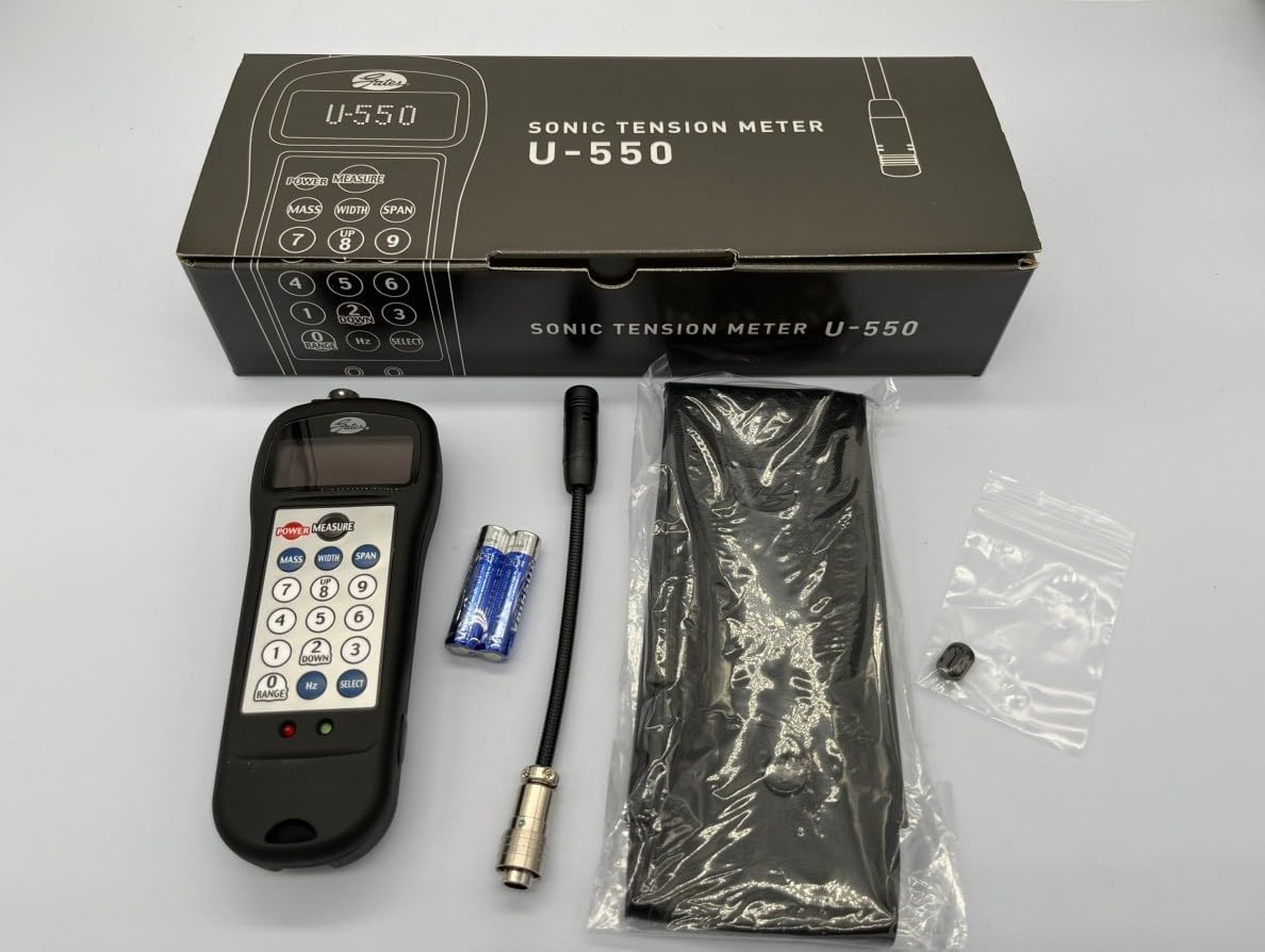 Amazon.com: New Version Gates Unitta U-550 Sonic Belt Tension Meter for ...