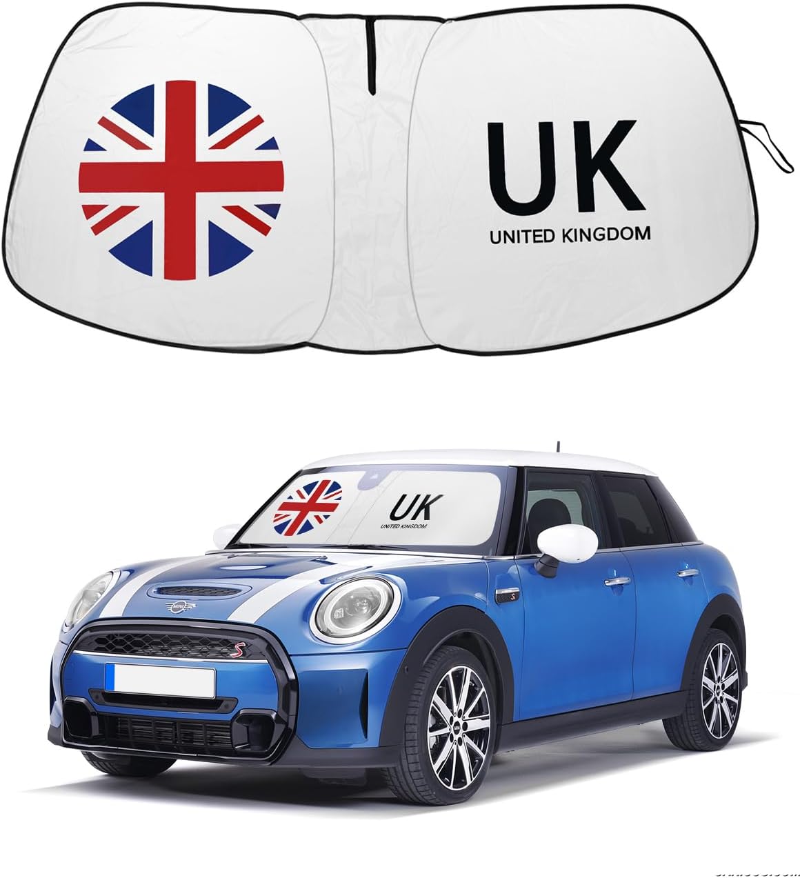 Amazon.com: Upgrade Front Windshield Sunshade - Foldable Mini Cooper ...