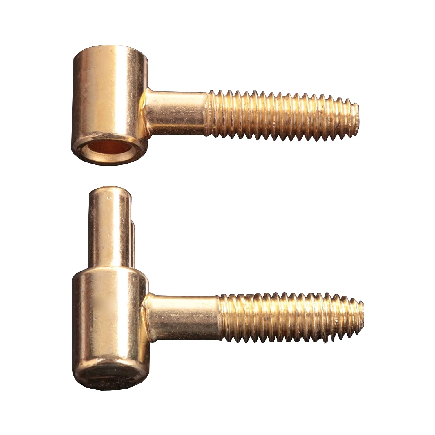 20 Pairs of Screw-Less Brass Male & Female Lift Off Hinges Barrel Pin ...