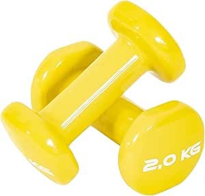 Orbit Vinyl Dipped Hand Weight Dumbbells, Yellow, 2 kg : Amazon.com.au ...