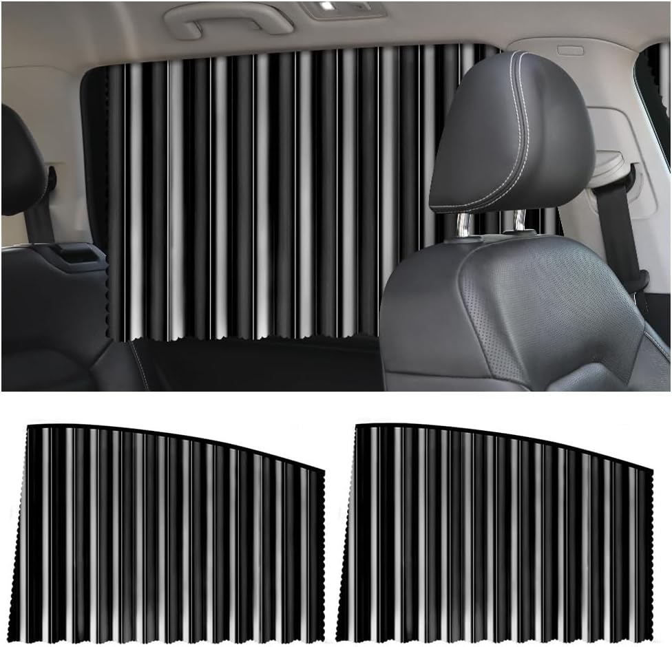 Amazon.com: 2PCS Magnetic Car Window Curtains, Sun Shade for Rear ...