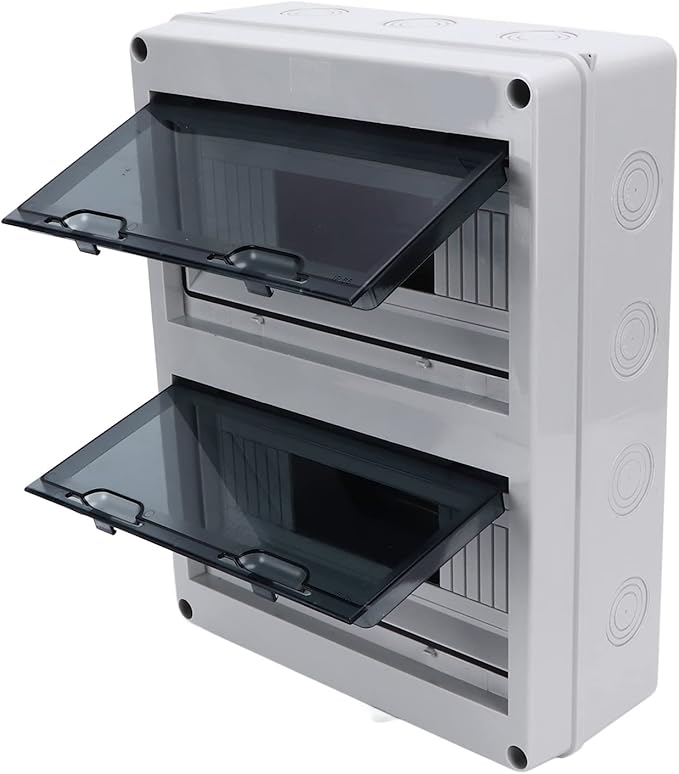 24 Way Distribution Protection Box, HT 24W DIN Rail Waterproof ...