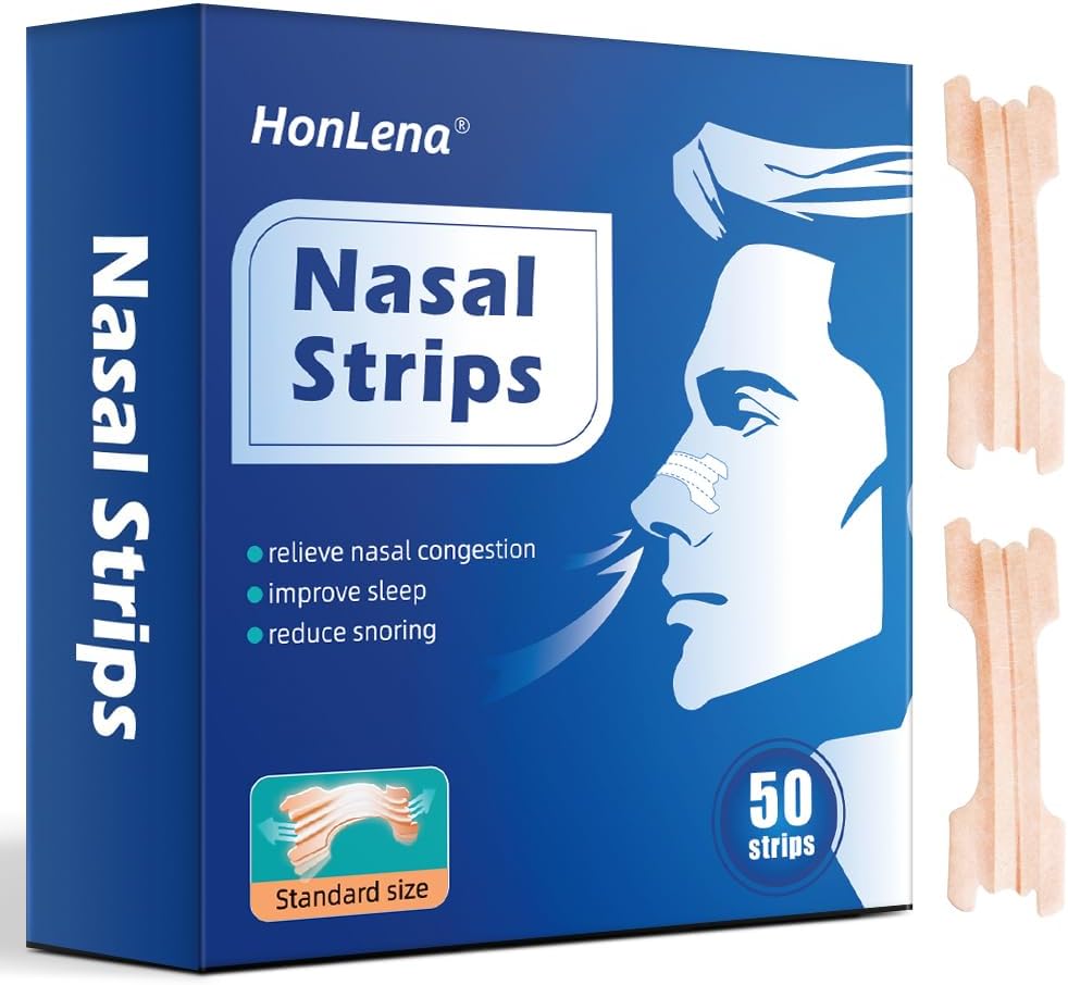 Nasal Strips,50 Count Anti Snoring Devices,Nose Strip to Stop Snoring ...
