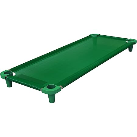 Amazon.com: Acrimet Premium Stackable Nap Cot (Stainless Steel Tubes ...